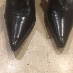 The Shoe Box | Shoes | Black Italian Leather Booties 38 | Poshmark